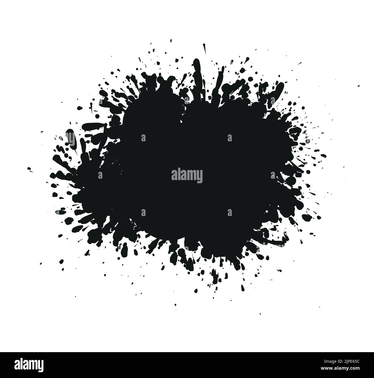 Abstract black Ink splash background, grunge vector design template ...