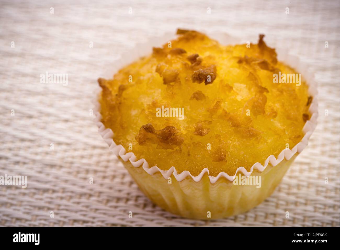 Queijadinha or queijada, homemade sweet baked from bakery and ...