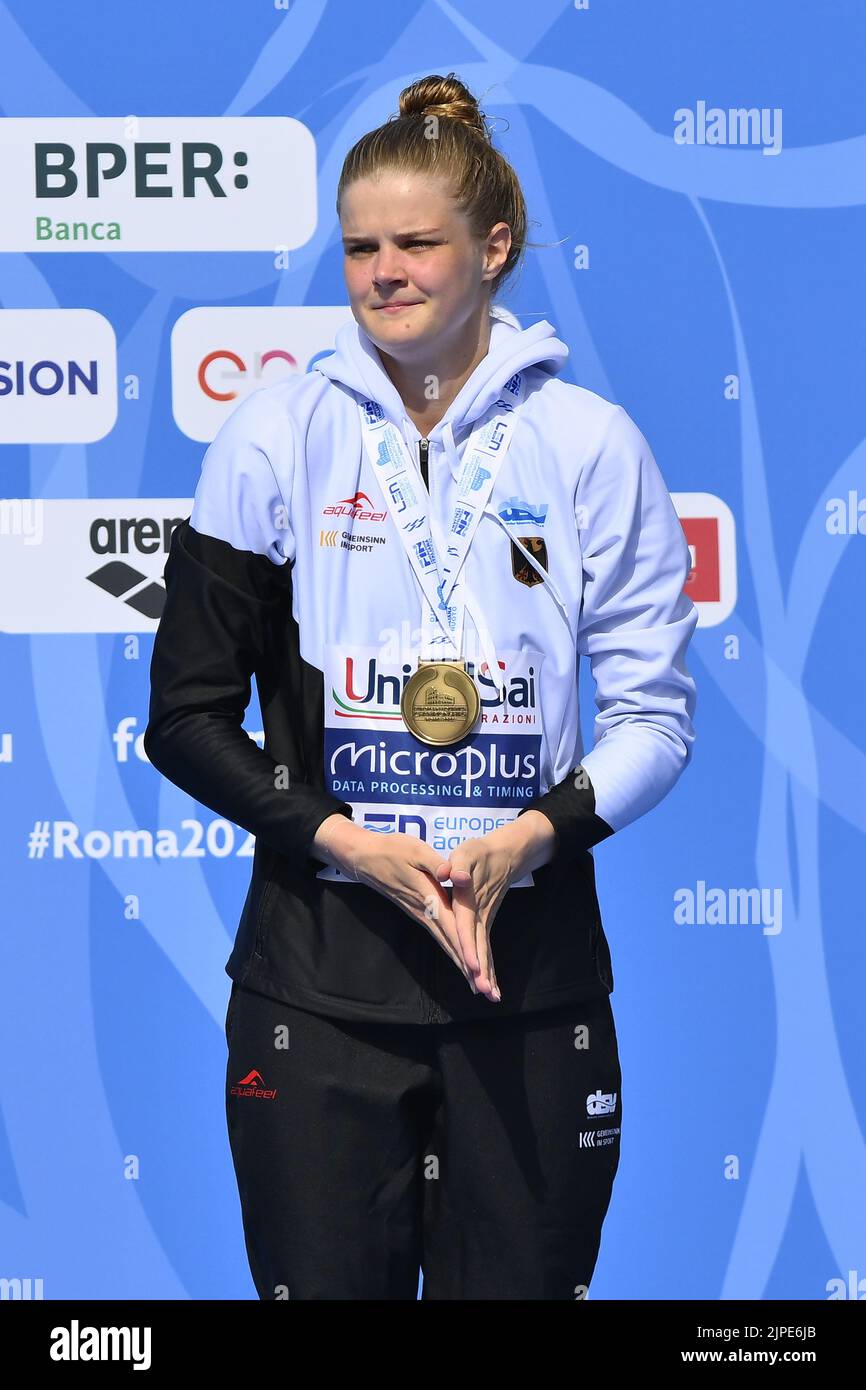 Rome, Italy. 17th Aug, 2022. WASSEN Christina (GER) during the LEN ...
