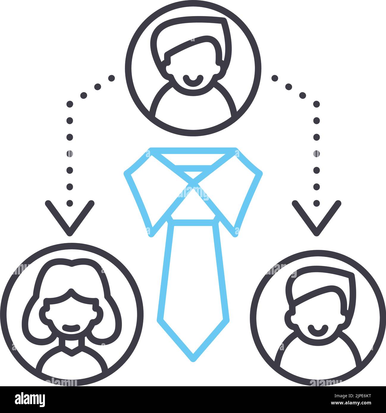 Recruitment cooperation Stock Vector Images - Alamy