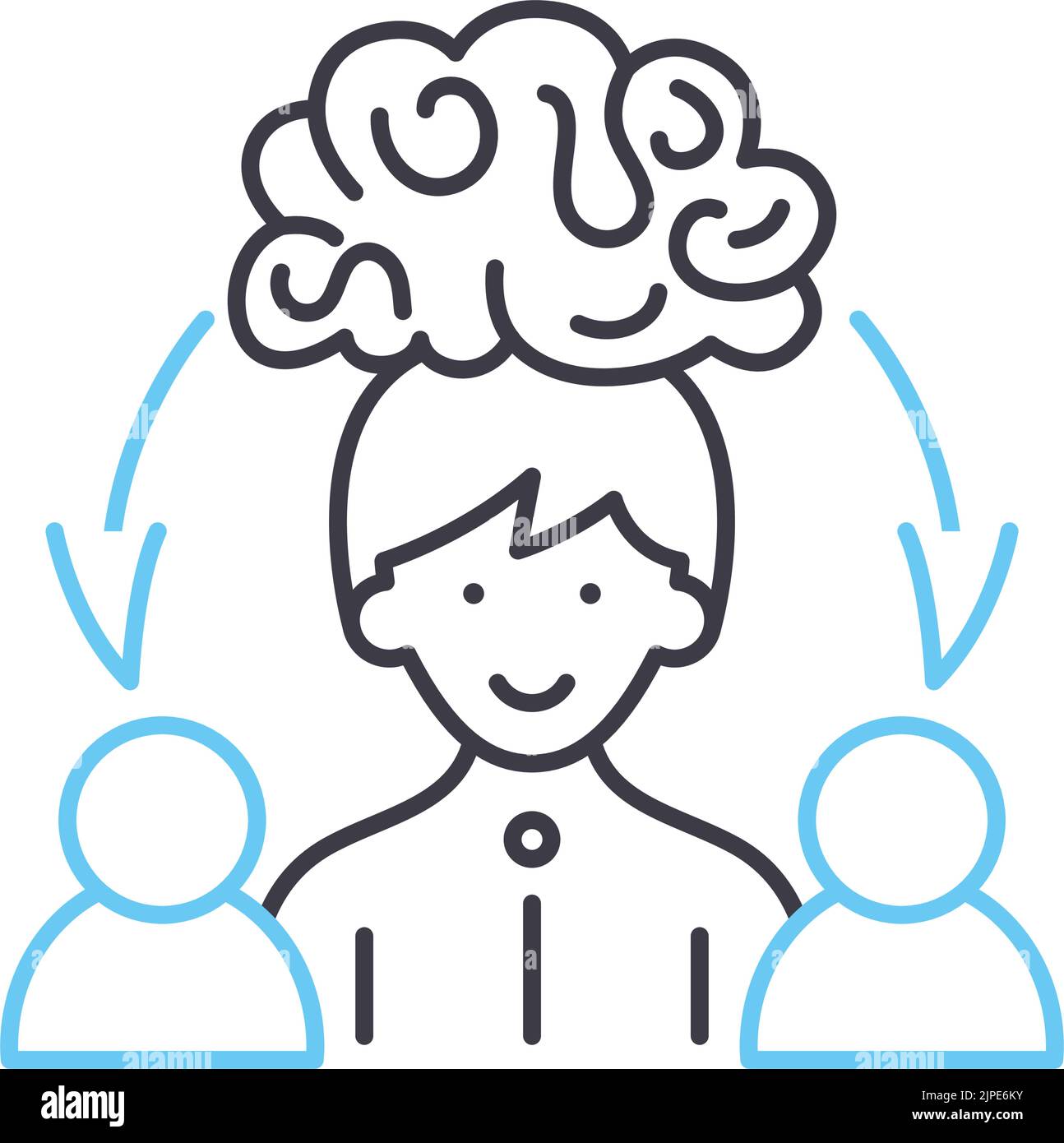 training line icon, outline symbol, vector illustration, concept sign ...