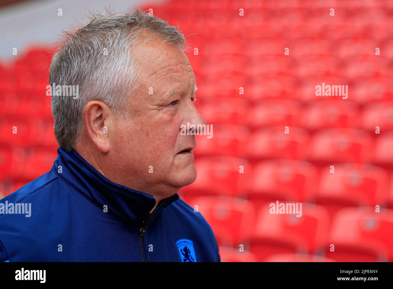 Chris Wilder the Middlesbrough manager arrives at the ground Stock ...