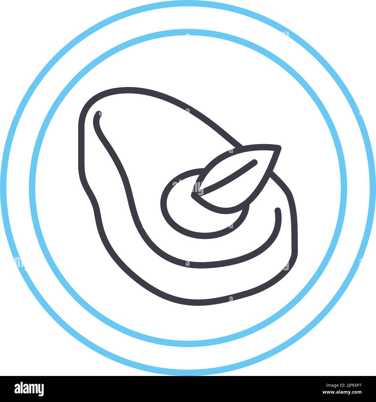 meat replacement line icon, outline symbol, vector illustration ...