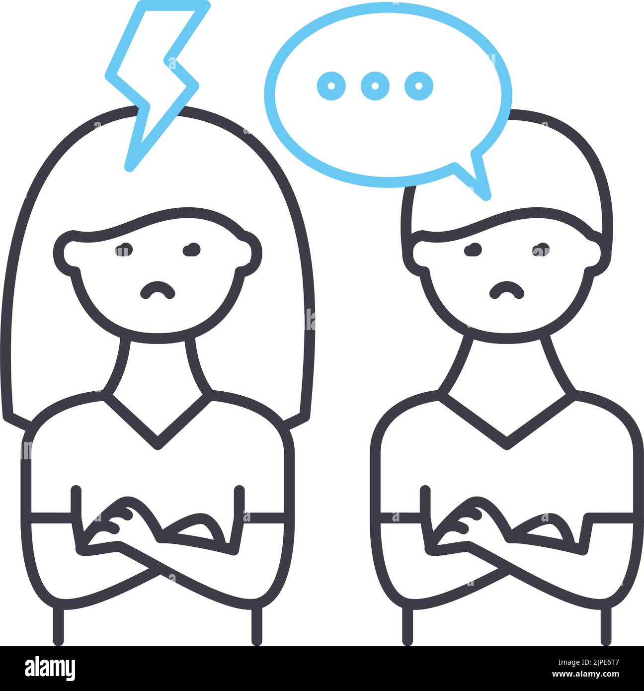 Fight love symbol concept Stock Vector Images - Alamy