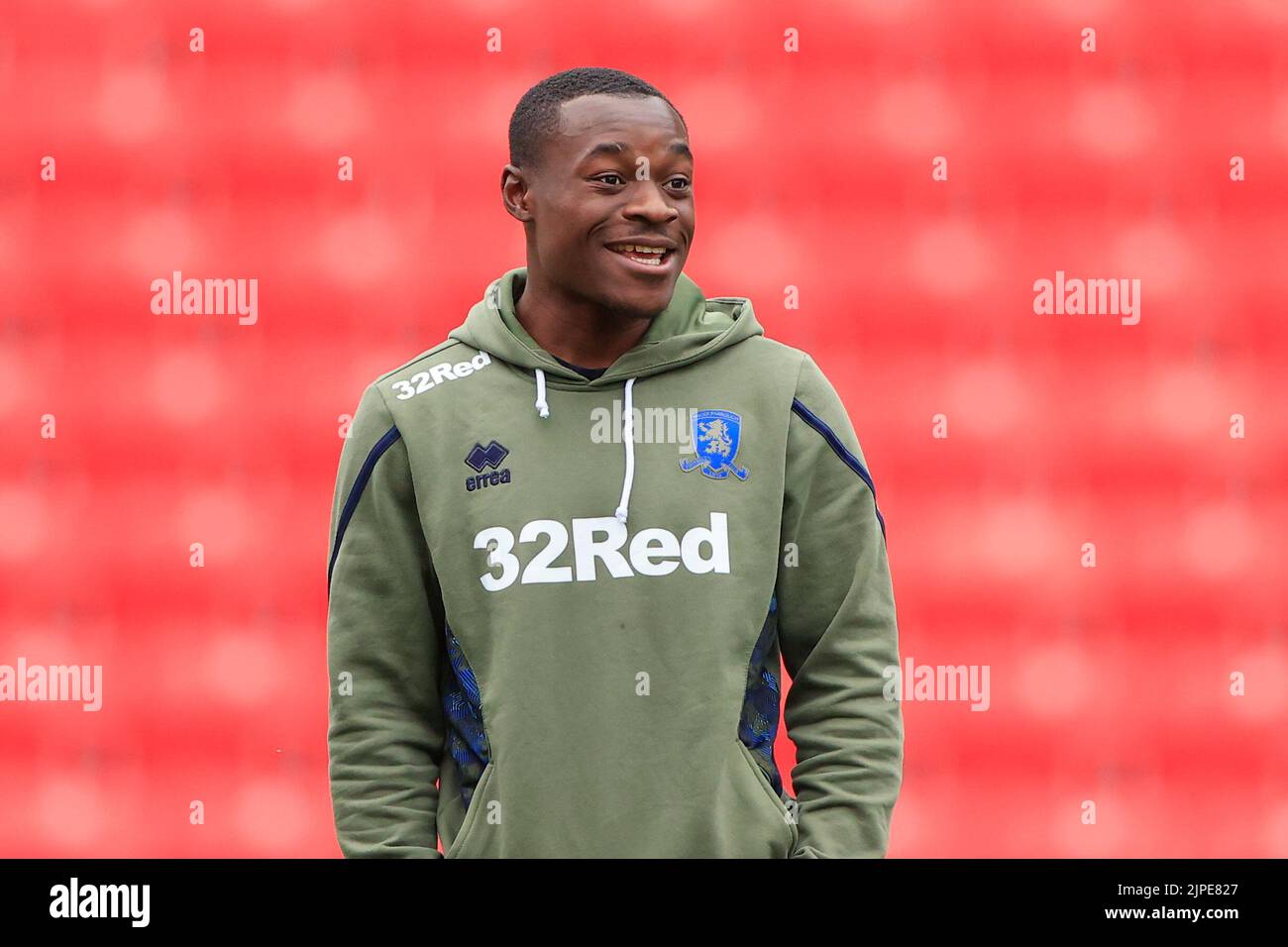 Marc Bola #27 of Middlesbrough during the pitch walkabout Stock Photo ...