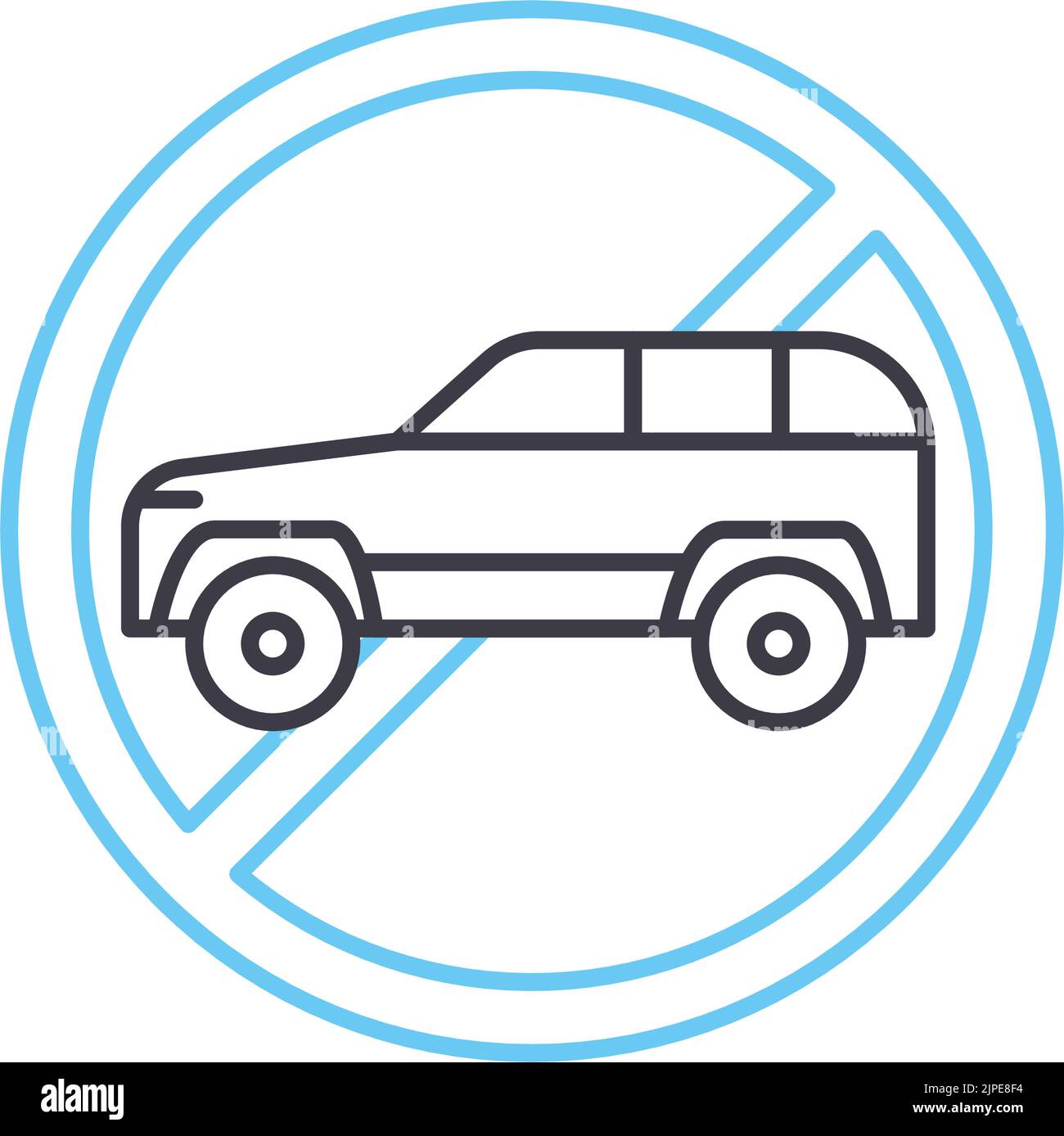 no comments line icon, outline symbol, vector illustration, concept ...