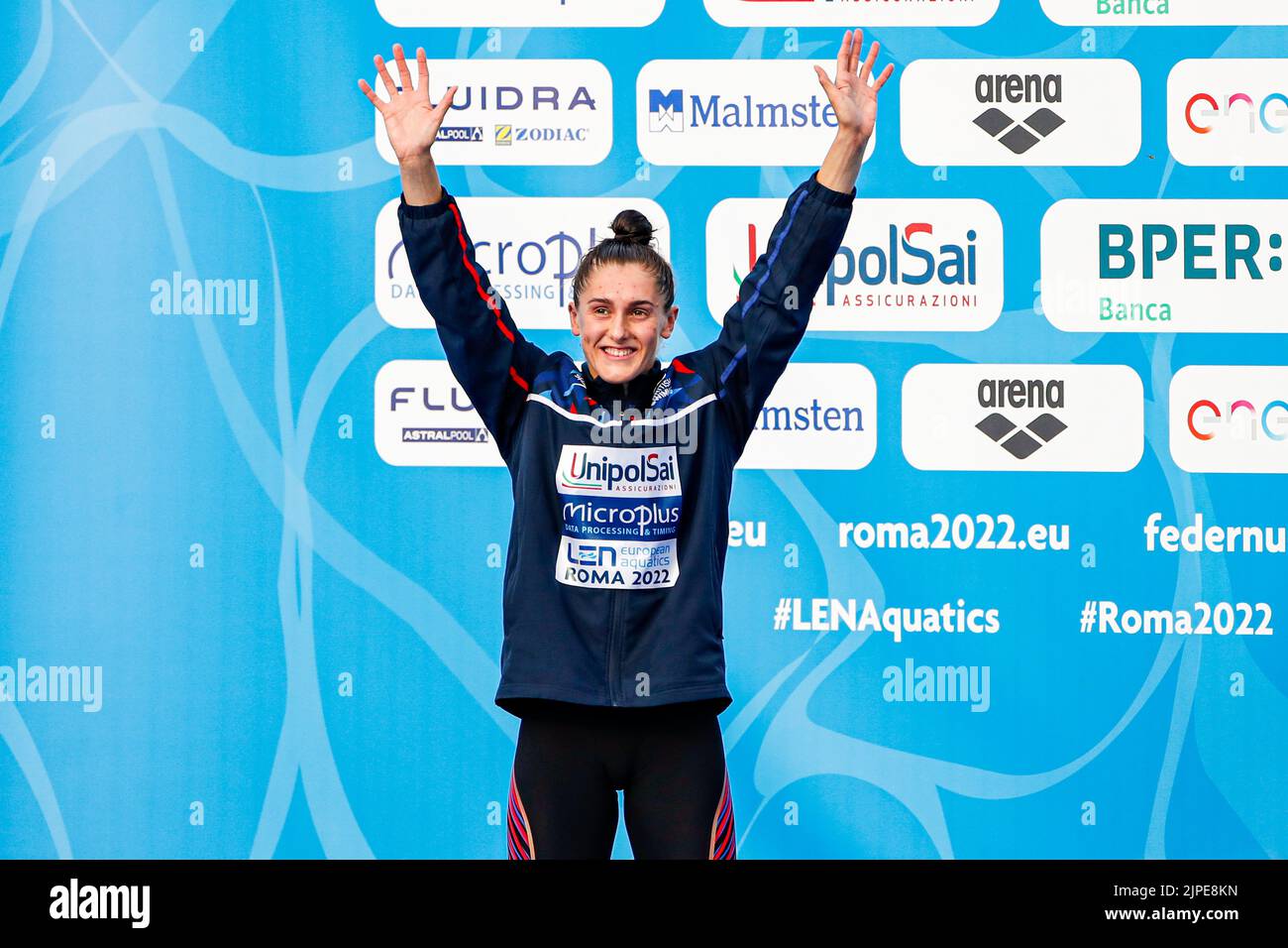 ROME, ITALY - AUGUST 17: Imogen Clark of England during the women's 50m ...