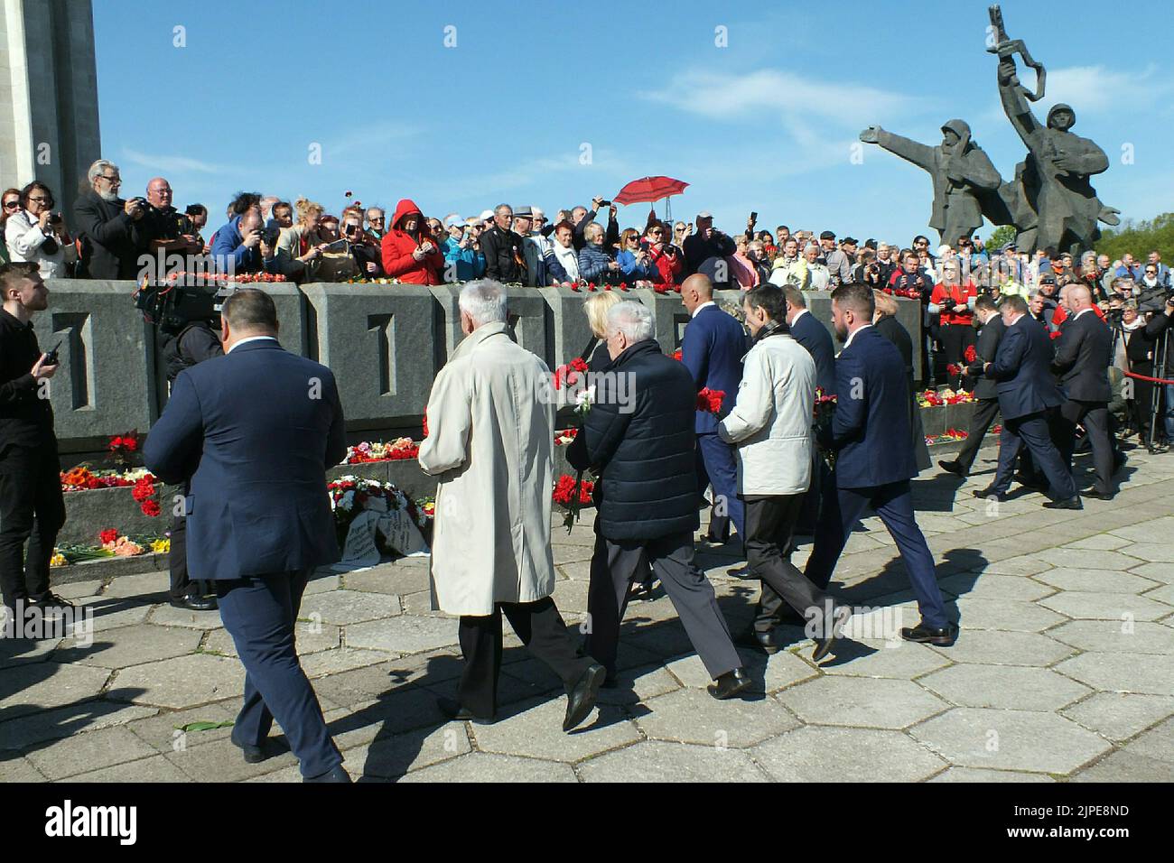 Latvia, Riga. Monument to the soldiers of the Soviet Army - the ...