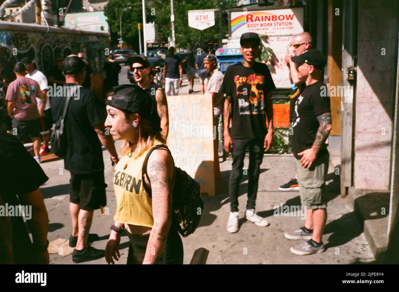 New York, NY, USA. 14th Aug, 2022. Hardcore punk, thrash, and metal ...