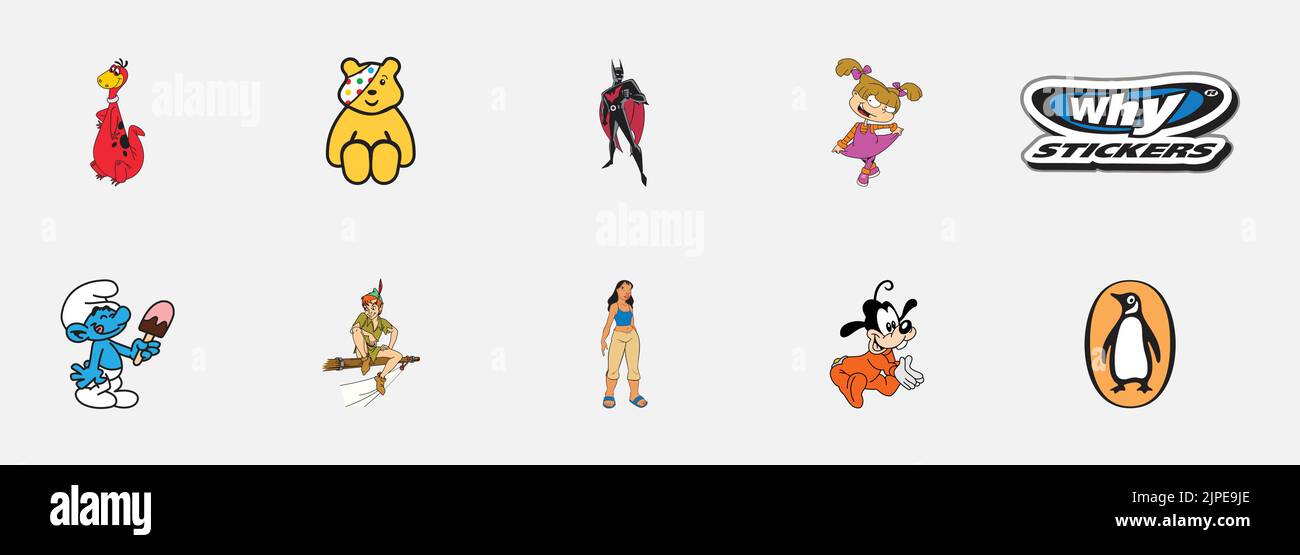 Goofy baby logo Stock Vector Images - Alamy