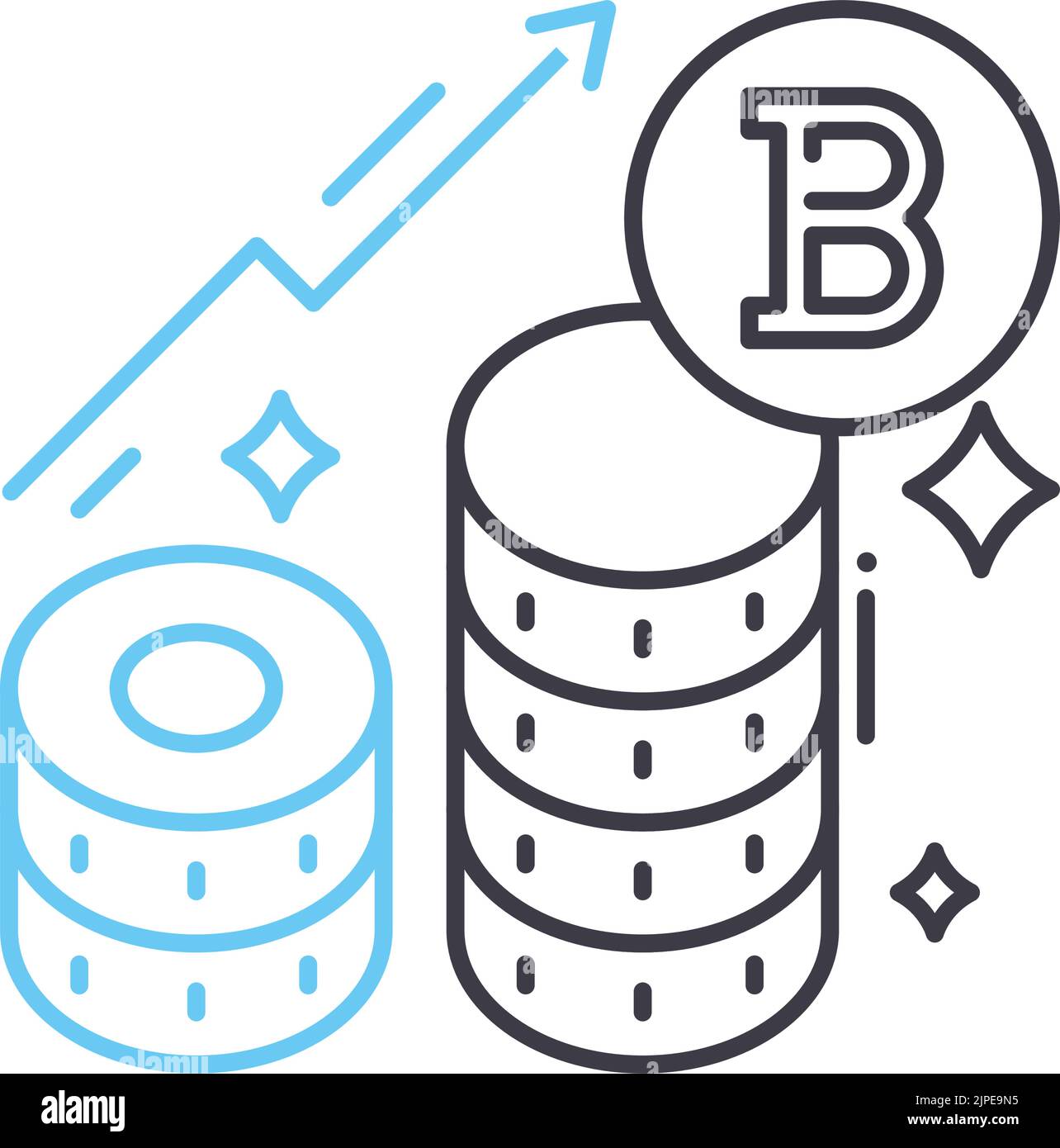 income line icon, outline symbol, vector illustration, concept sign ...