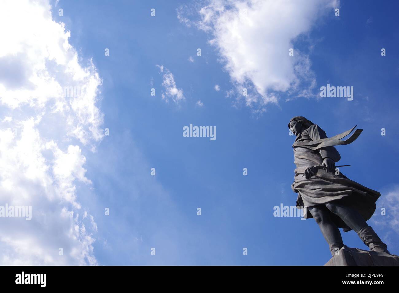 Korean traditional statue of a girlie Stock Photo - Alamy