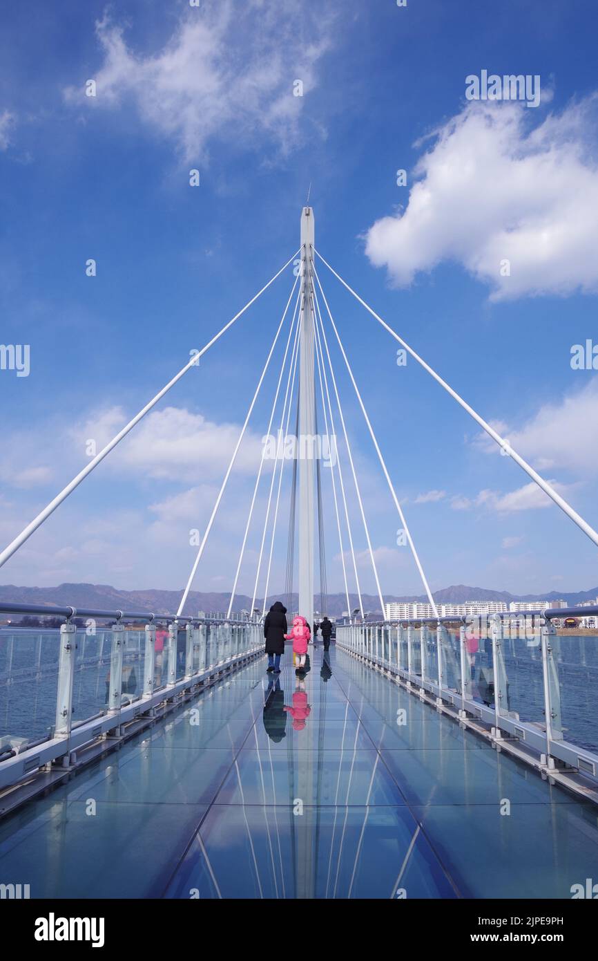 korean mirror bridge Stock Photo - Alamy