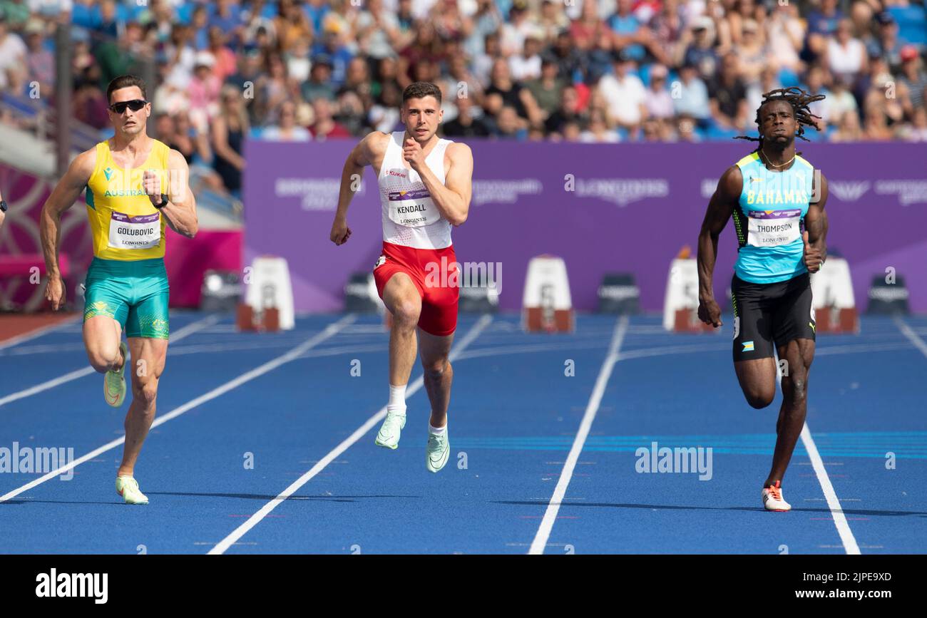 Daniel Golubovic, Harry Kendall and Kendrick Thompson competing in the ...