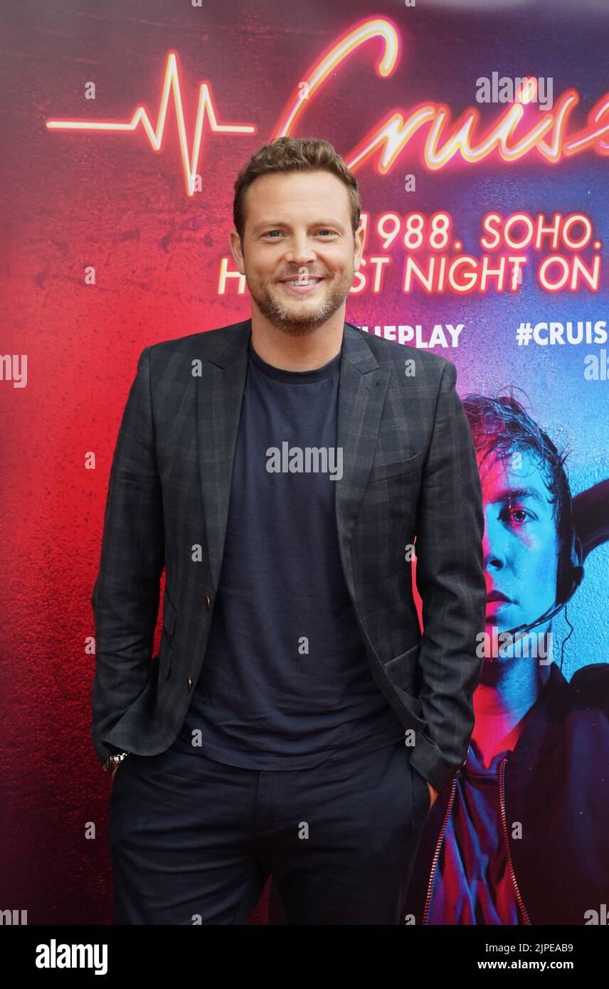 Mark Rhodes arrives for Cruise playing at the Apollo Theatre, in London ...