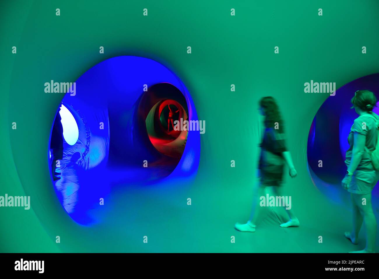 Luminarium. Inflatable temporary building structure as art showing ...