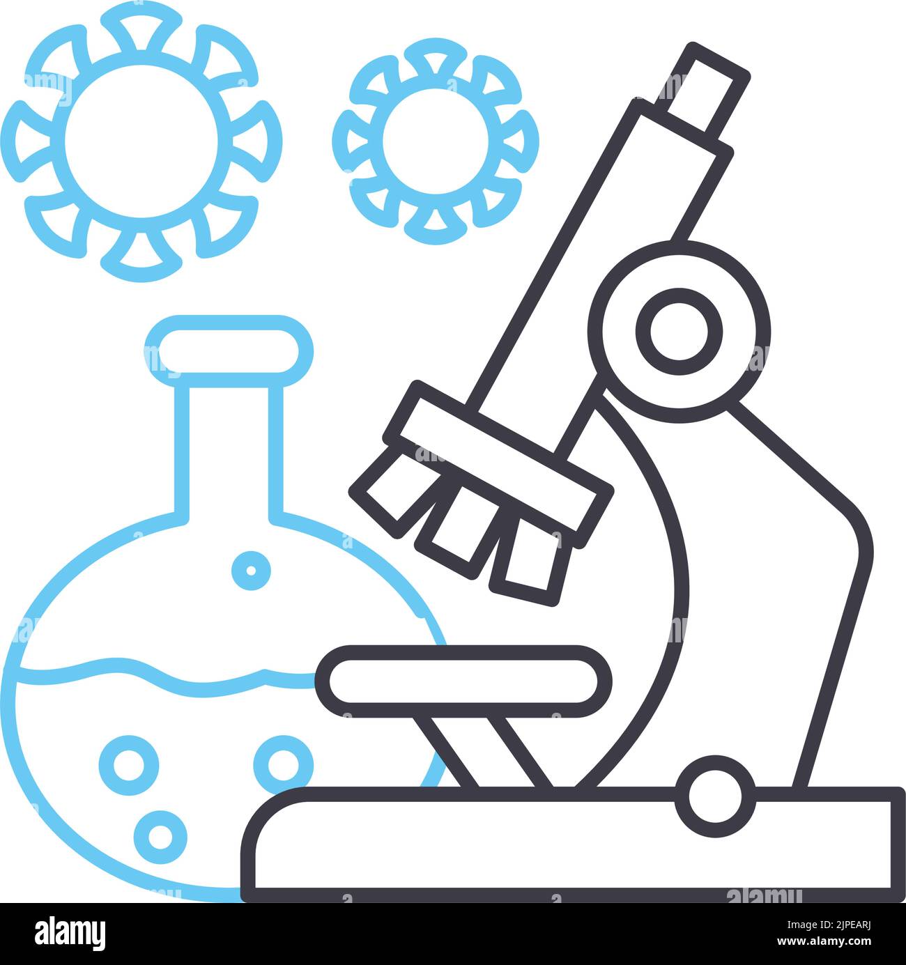 Laboratory icon set hi-res stock photography and images - Alamy