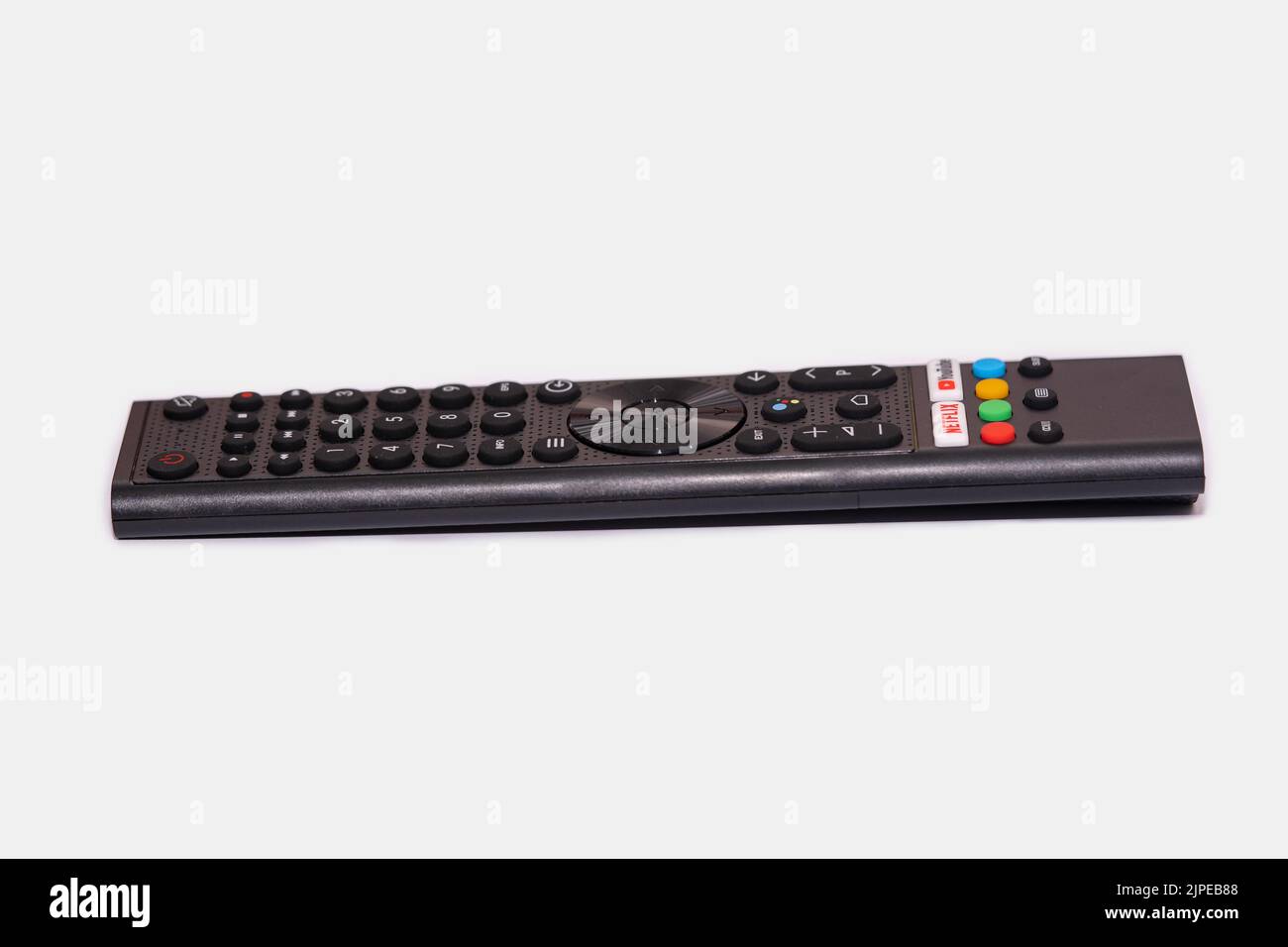 Remote control for TV. Photo with clipping path Stock Photo - Alamy