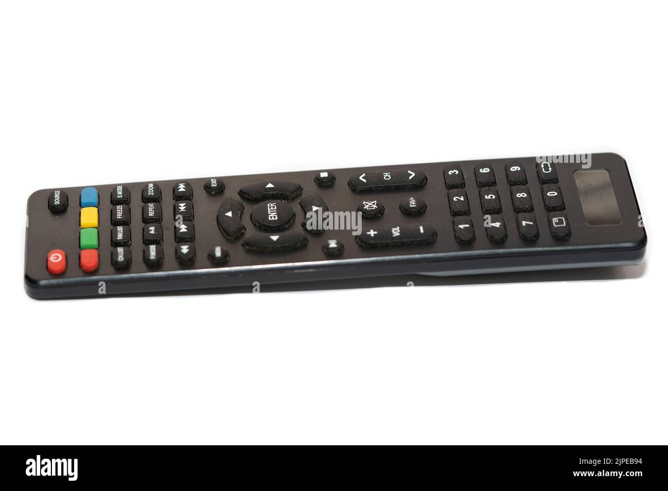 Remote control for TV. Photo with clipping path Stock Photo - Alamy