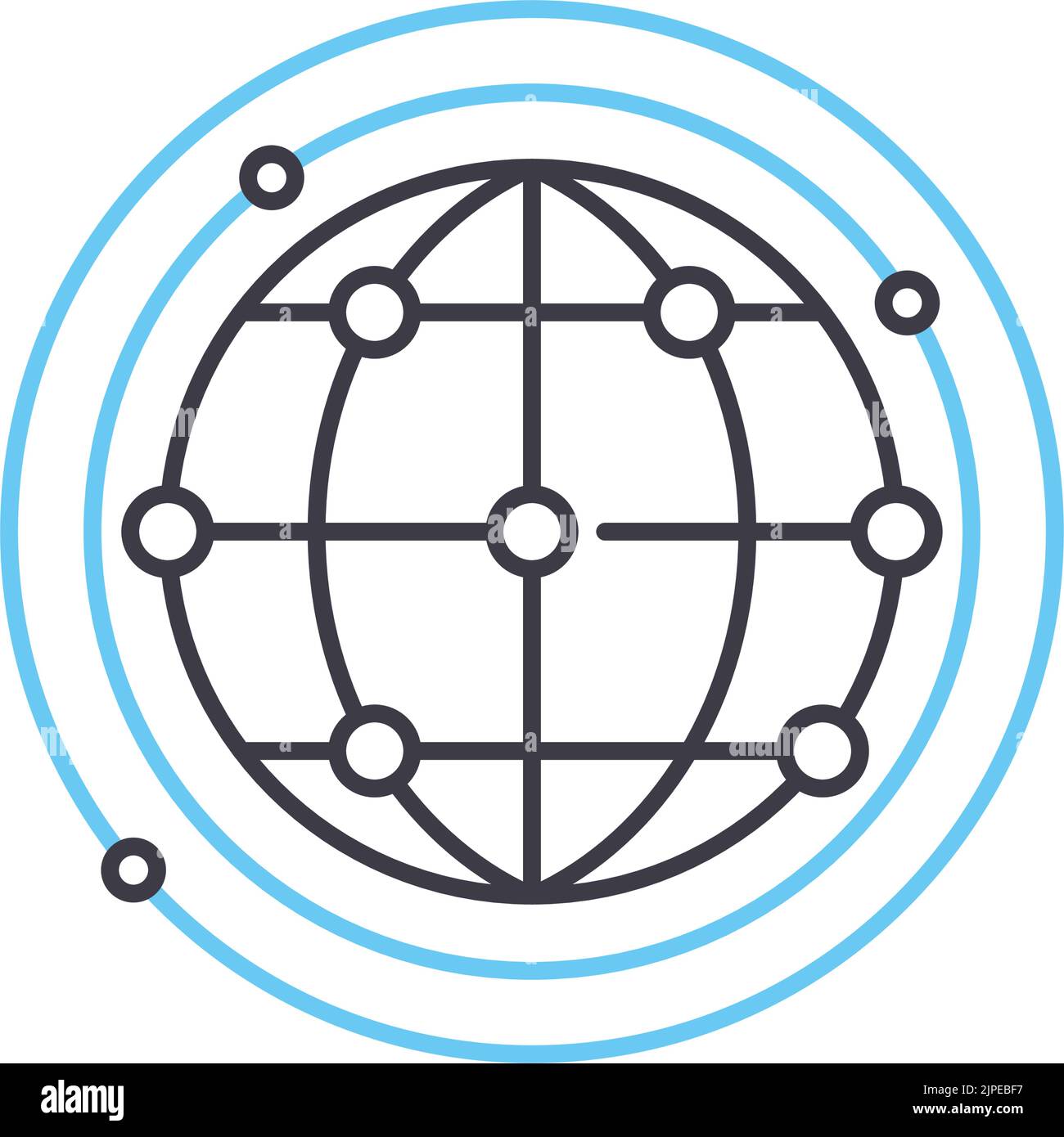 Networking map cloud technology Stock Vector Images - Alamy