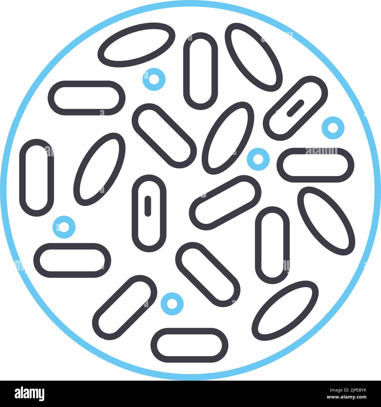 Microbiology stomach icon Stock Vector Images - Alamy