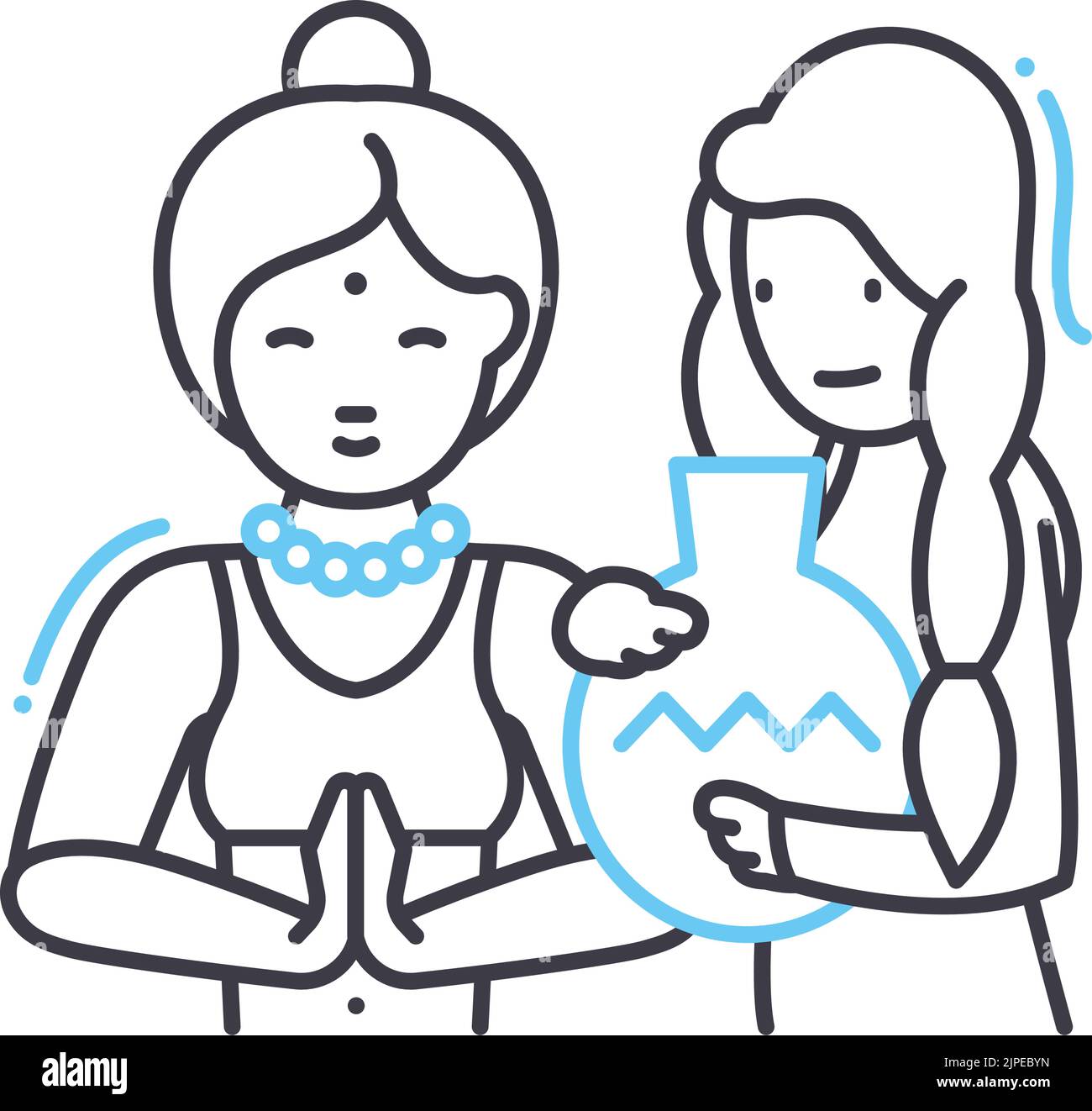 Woman hobbies illustration Stock Vector Images - Alamy