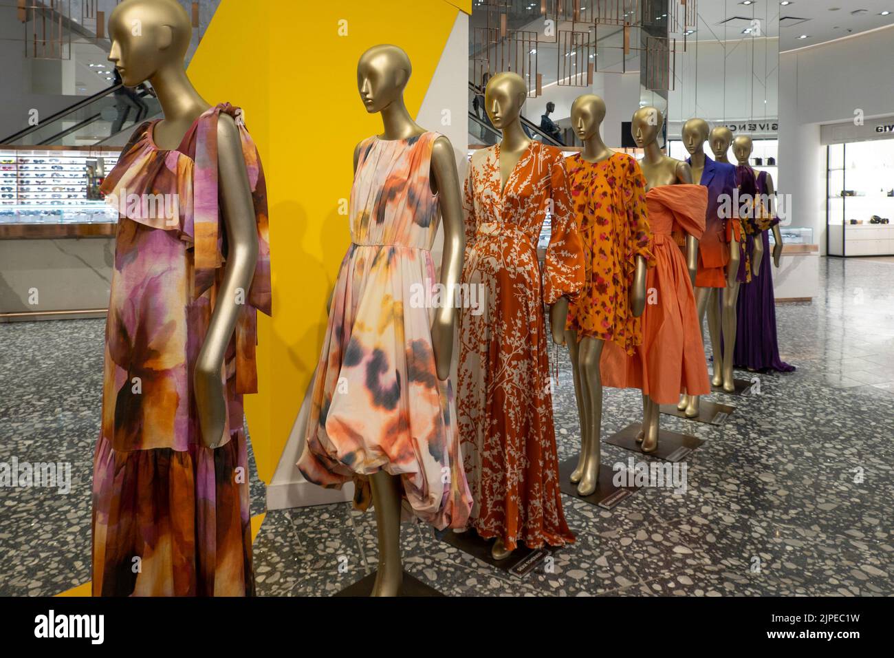 Saks Fifth Avenue Flagship Store Interior, New York City, USA 2022 ...