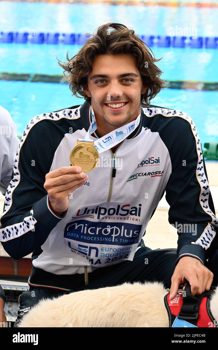 Thomas Ceccon (ITA) during European Aquatics Championships Rome 2022 at ...