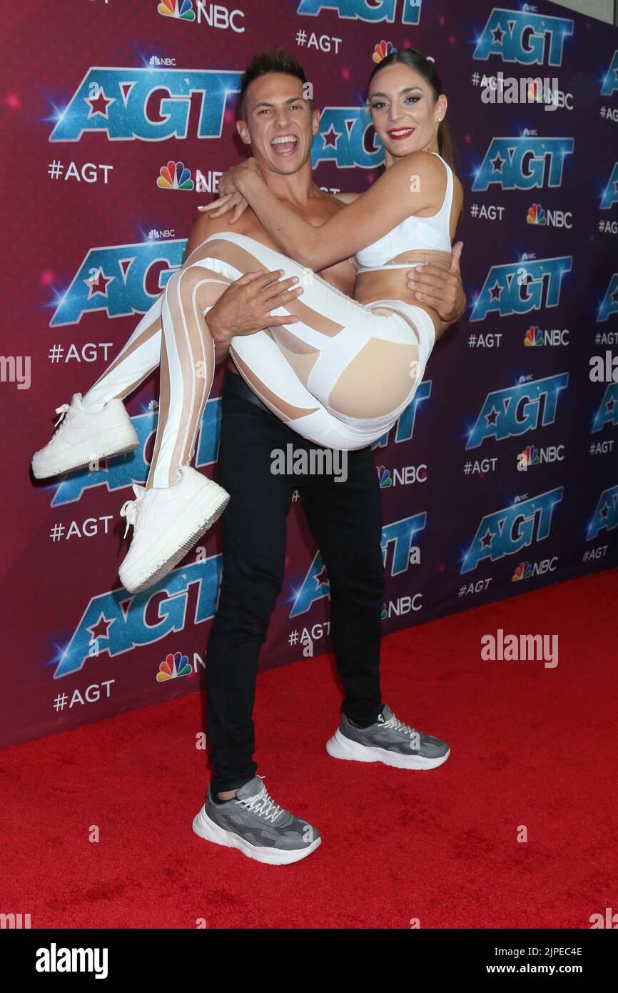 Pasadena, CA. 16th Aug, 2022. Duo Rings, Nico Busso, Flor Aracama at ...
