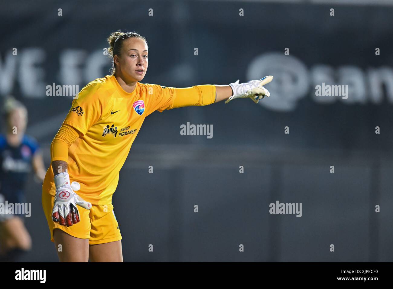August 13, 2022: San Diego Wave FC goalkeeper Kailen Sheridan (1 ...