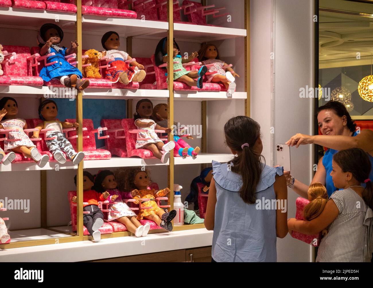 The American Girl Store in Rockefeller Center is popular, New York City ...
