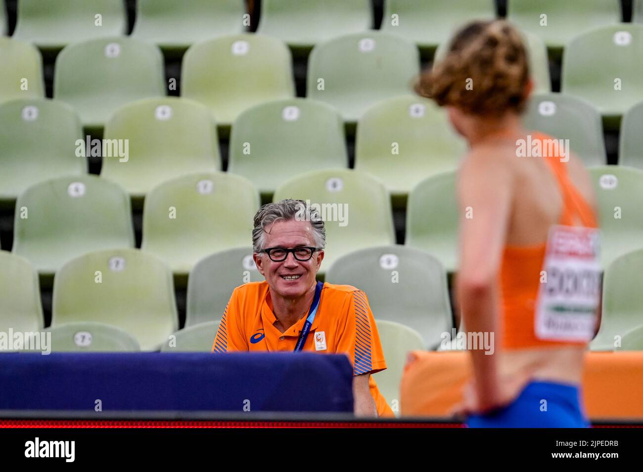 MUNCHEN, GERMANY - AUGUST 17: Hoofdcoach Charles van Commenee of the ...