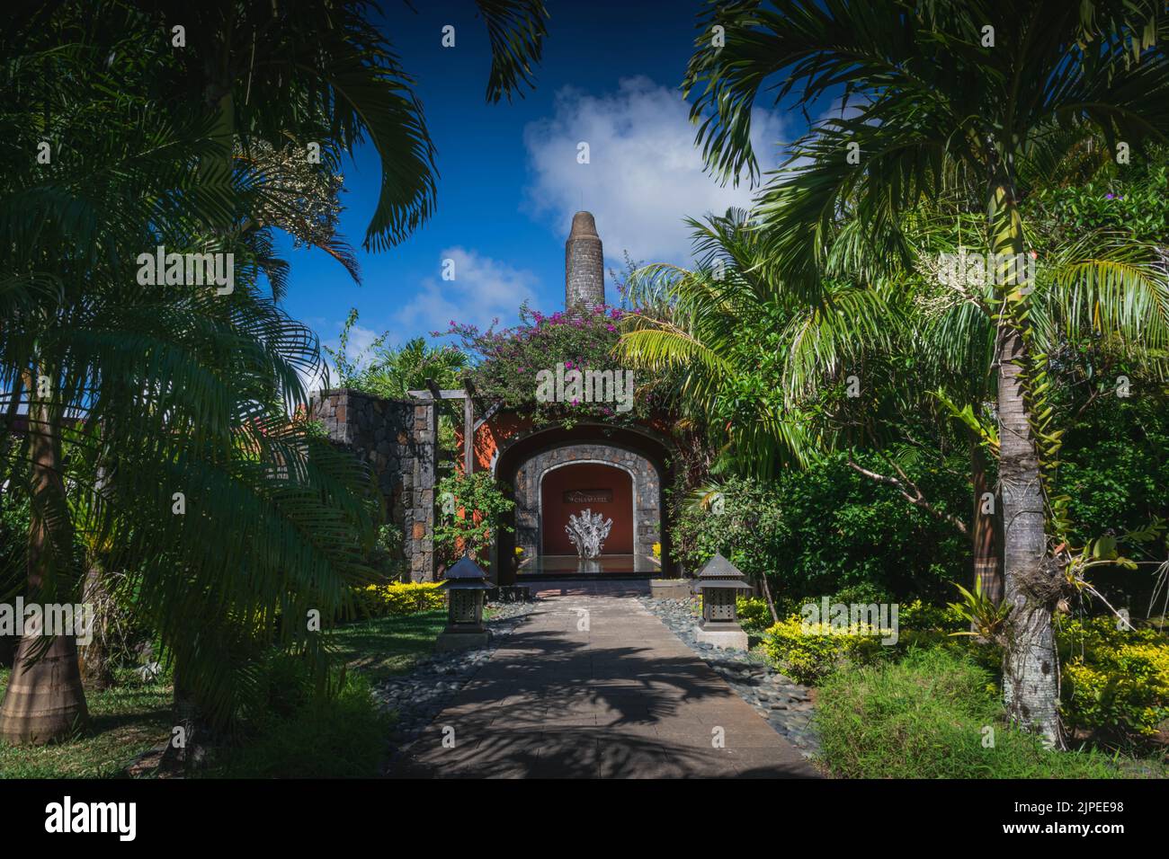 The Rhumerie de Chamarel, Mauritius Stock Photo - Alamy