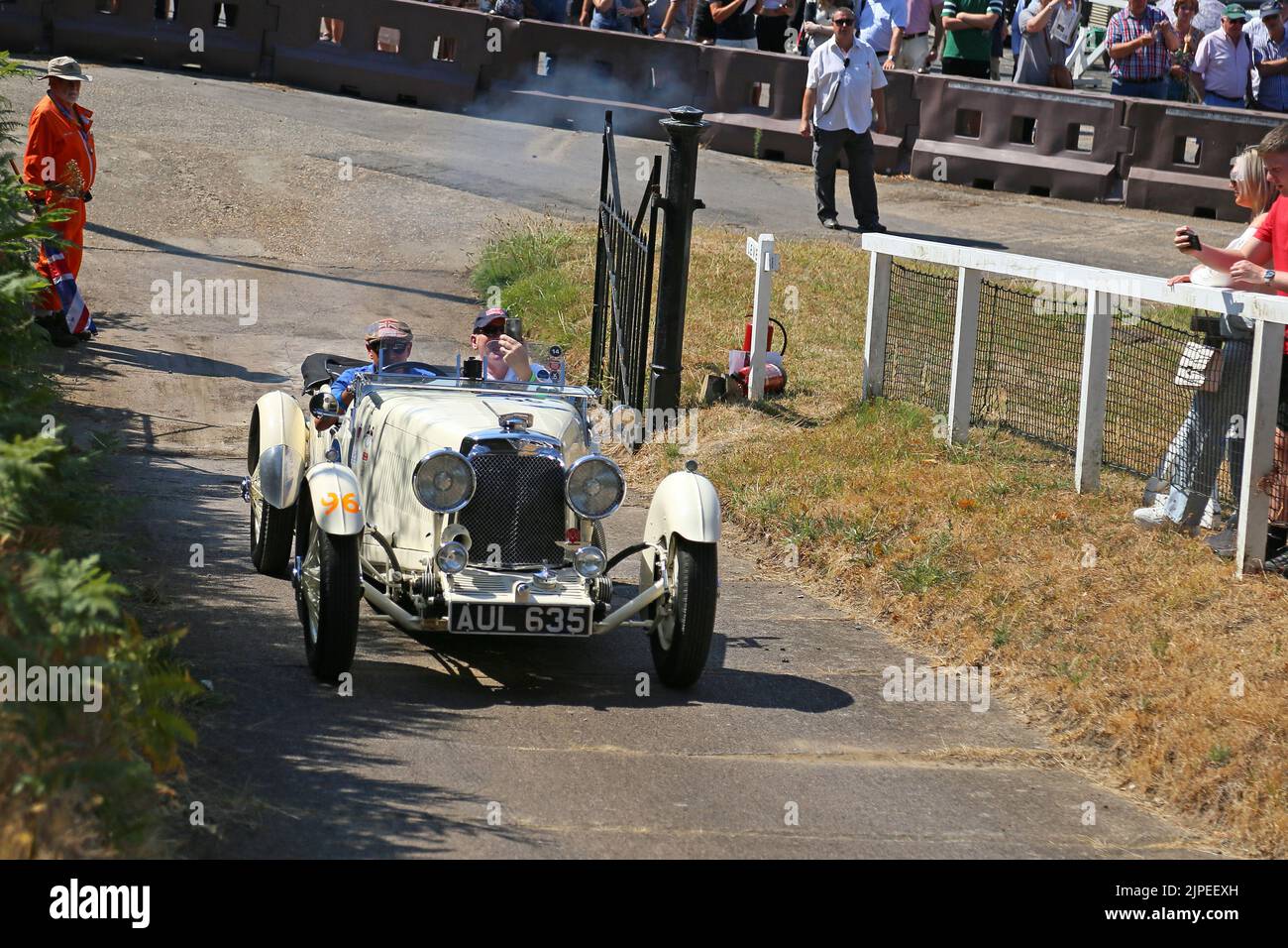 Aston Martin Le Mans Special (1933) on Test Hill, Aston Martin Heritage ...