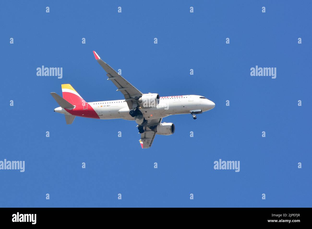 Iberia Airlines (is the flag carrier airline of Spain), Airbus A320 ...