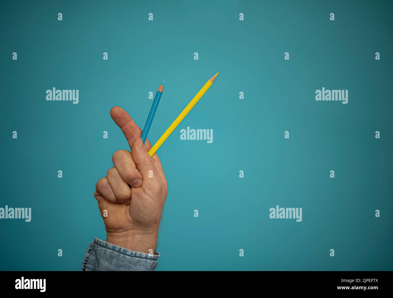 hand, crayon, hands, crayons Stock Photo - Alamy