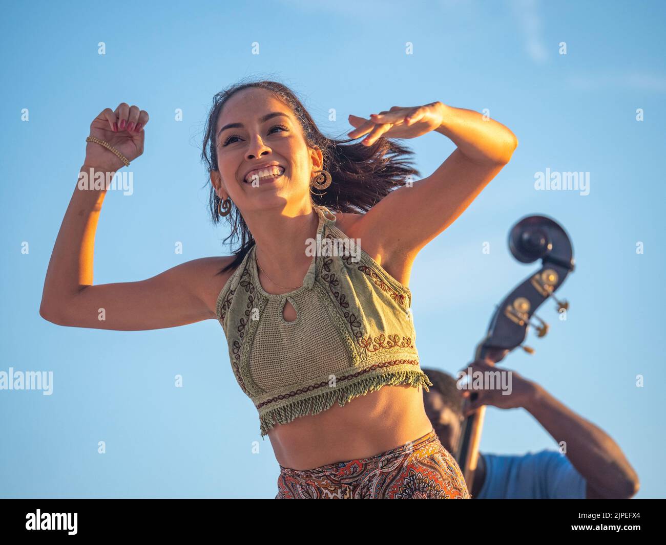 New York, New York, USA. 16th Aug, 2022. Tap Dancer performing Free ...