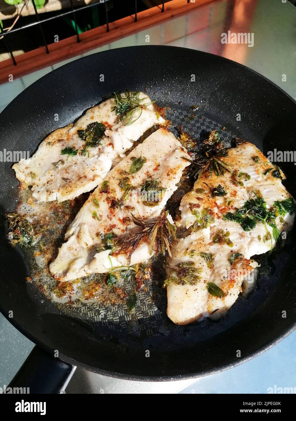 fish fillet, searing, fish fillets Stock Photo - Alamy