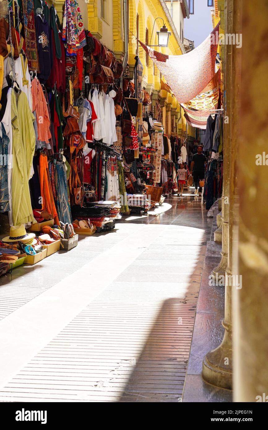 Alcaicería market (Ancient Arab Market near cathedral ) in Granada ...