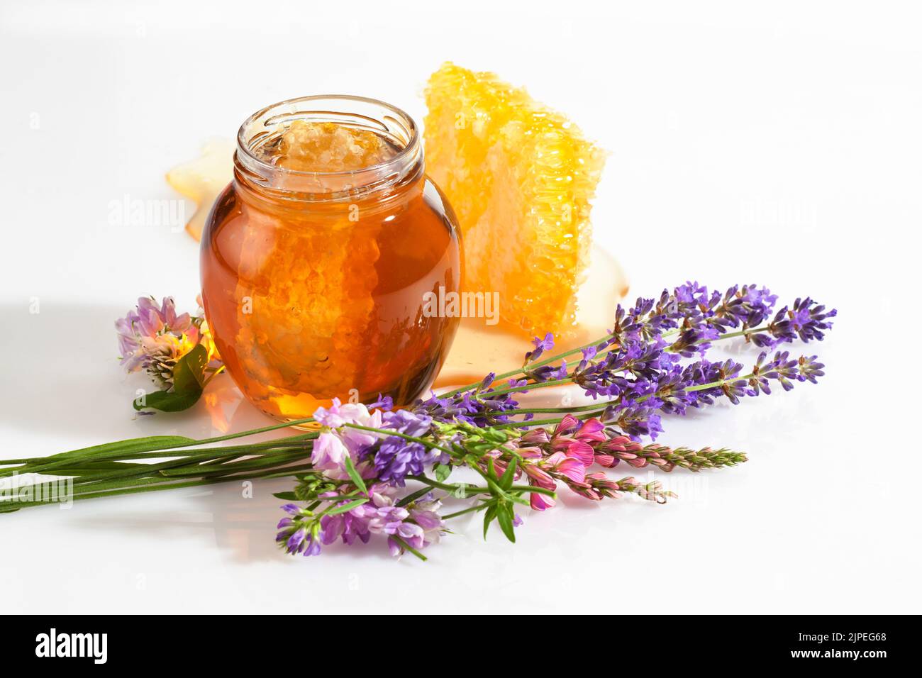 honey, flower honey, honeys, flower honeys Stock Photo - Alamy