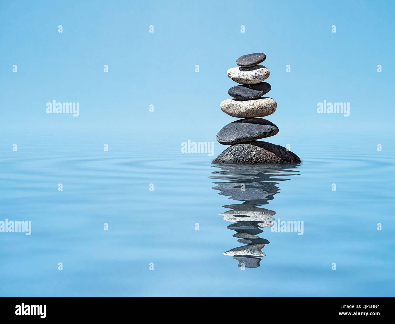 sea, balance, stone pile, seas, balances, stone piles Stock Photo - Alamy