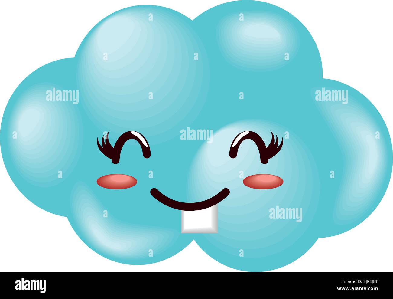 smile cute cloud Stock Vector Image & Art - Alamy