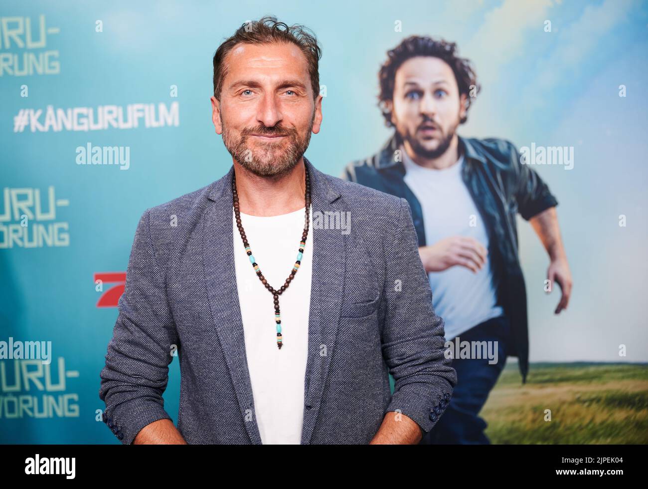 Berlin, Germany. 17th Aug, 2022. Tim Seyfi, actor, comes to the film ...
