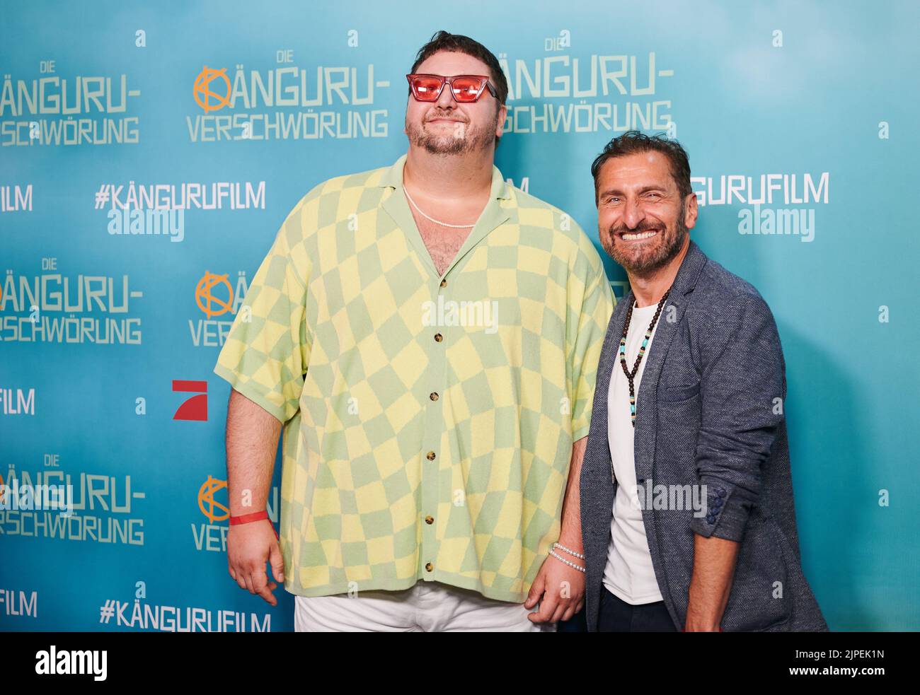 Berlin, Germany. 17th Aug, 2022. Daniel Zillmann (l) and Tim Seyfi ...
