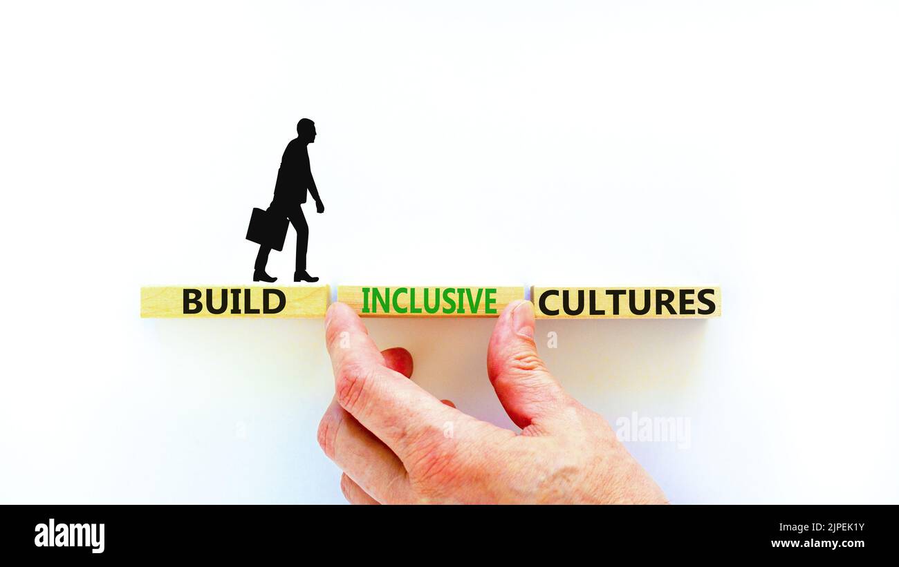 Build inclusive cultures symbol. Concept words Build inclusive cultures ...