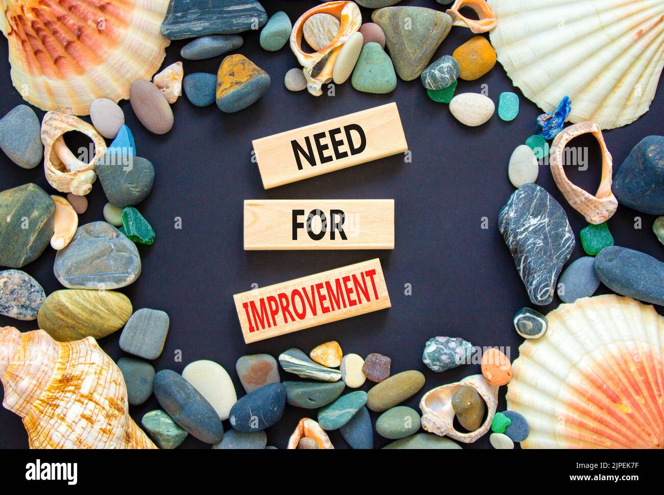 Need for improvement and support symbol. Concept words Need for ...