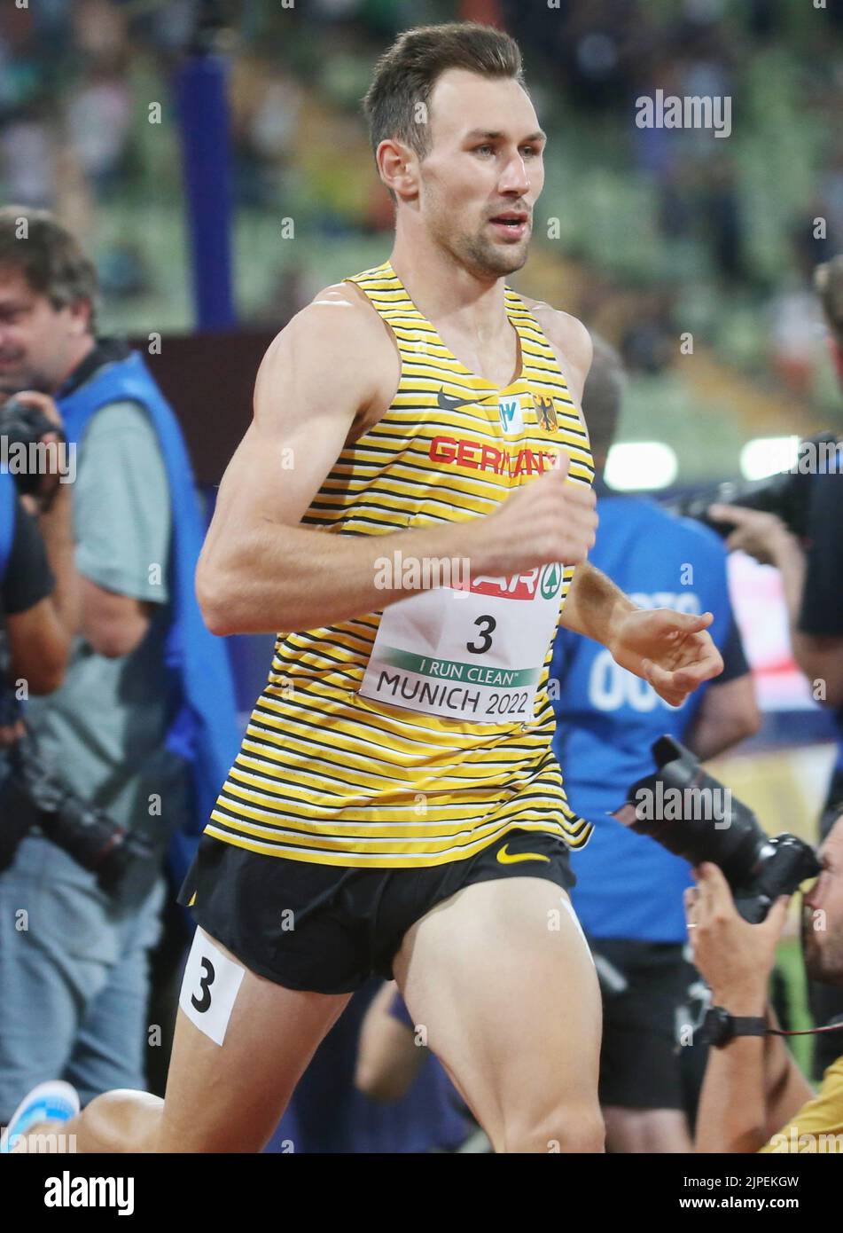 Niklas Kaul of Germany Gold medal during the Athletics, Men's Decathlon ...