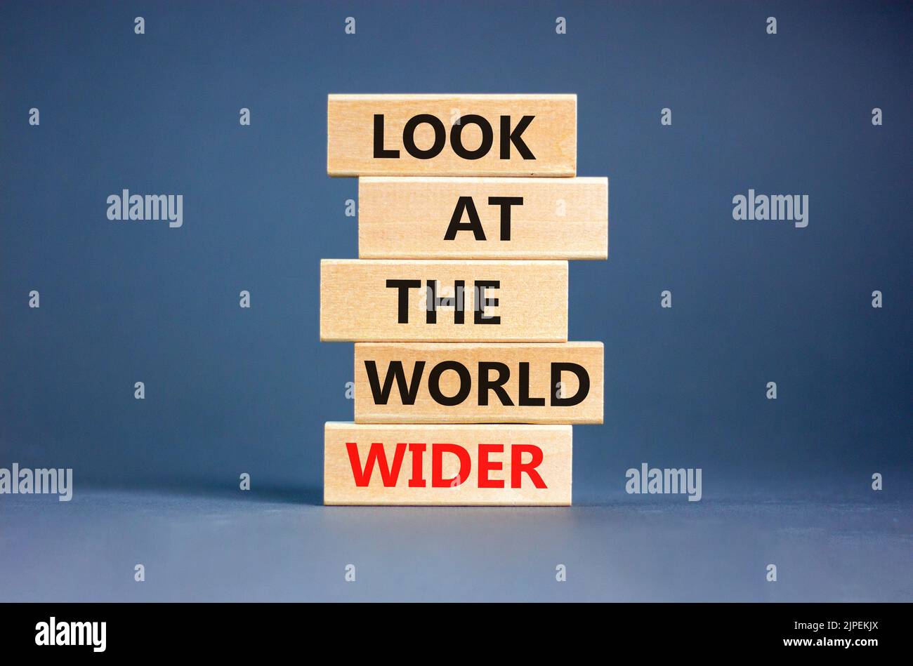 Look at the world wider symbol. Concept words Look at the world wider ...