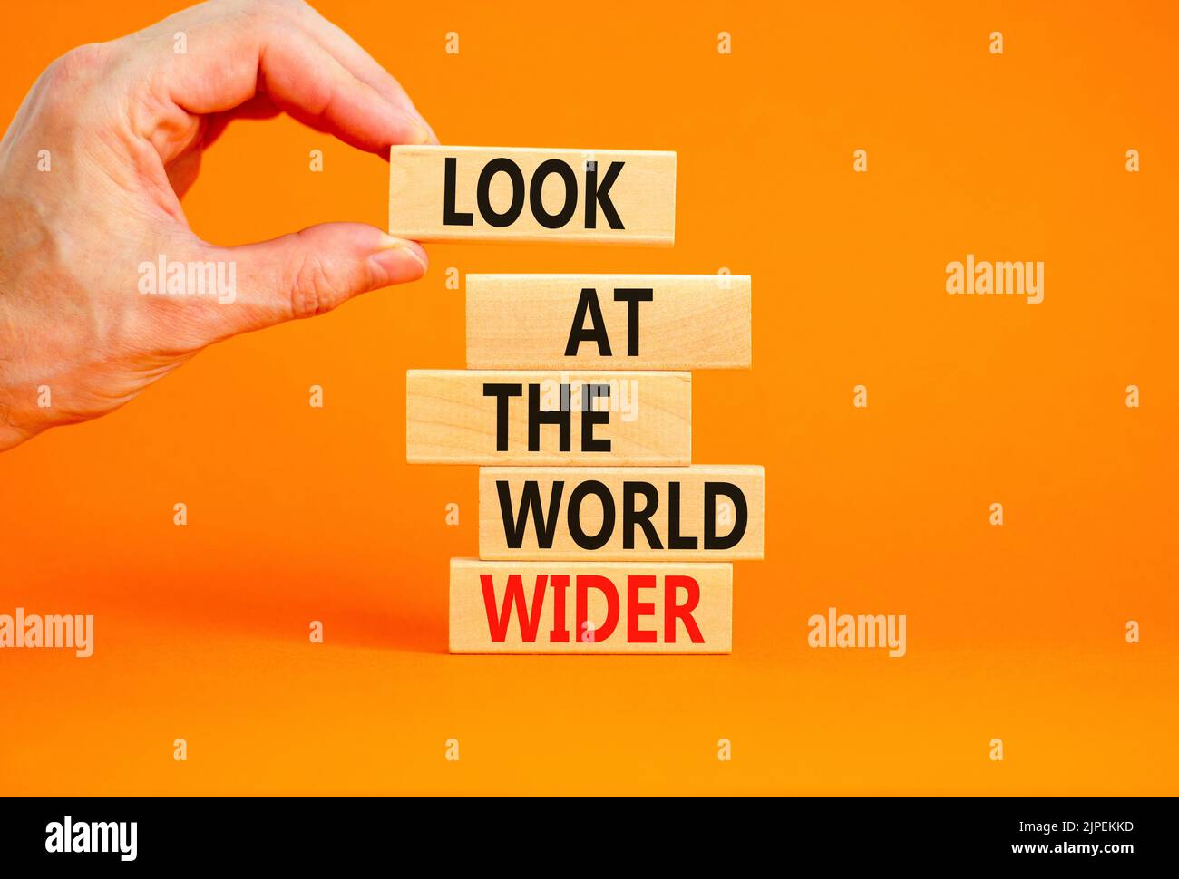 Look at the world wider symbol. Concept words Look at the world wider ...
