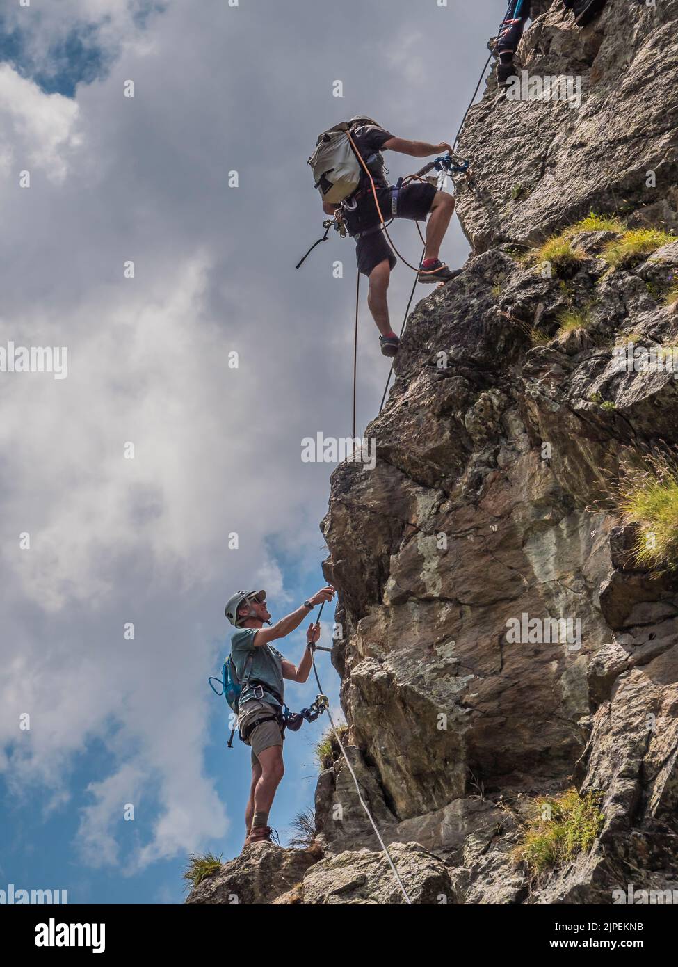 Klettersteig climbs hi-res stock photography and images - Alamy